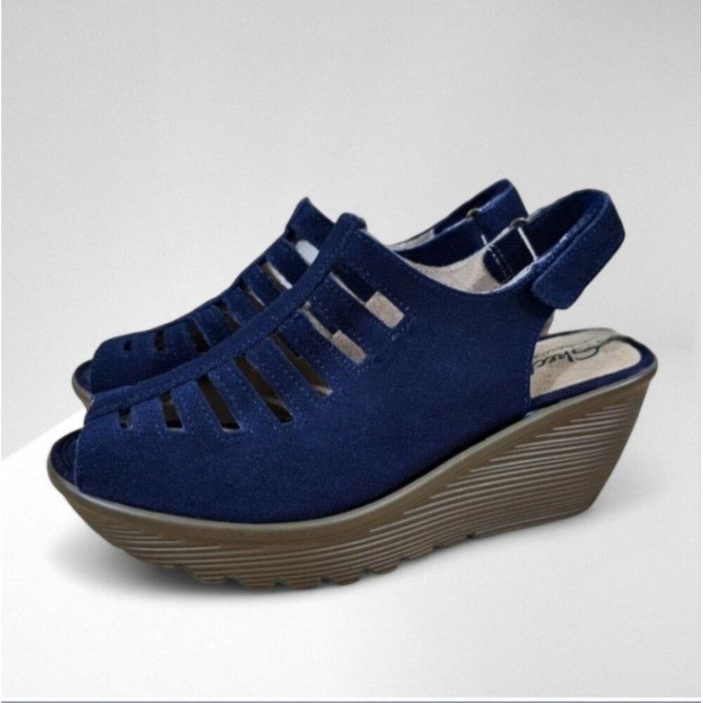 Skechers Sandal Parallel Trapezoid Wedge Womens Shoe … - Gem